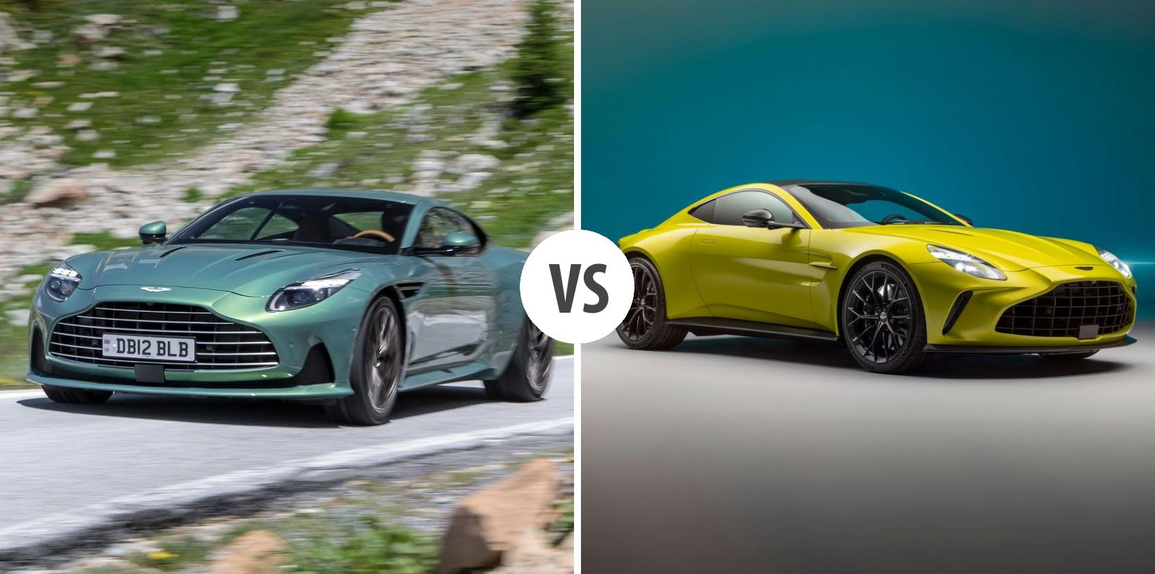 Aston Martin DB12 vs Aston Martin Vantage comparison - differences ...