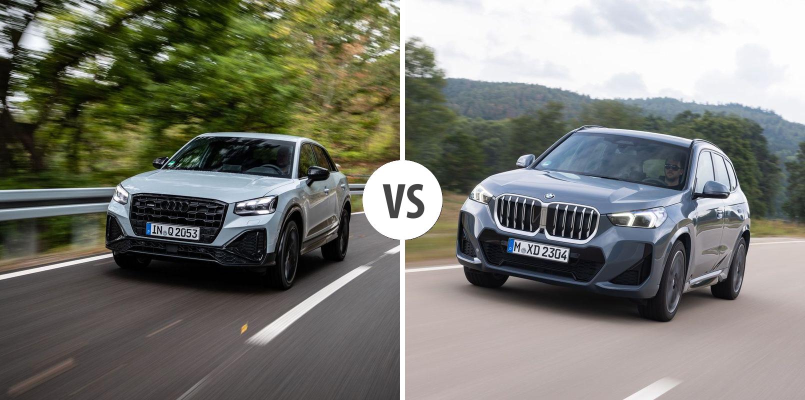 Audi Q2 vs BMW X1 comparison - differences, prices & technical data