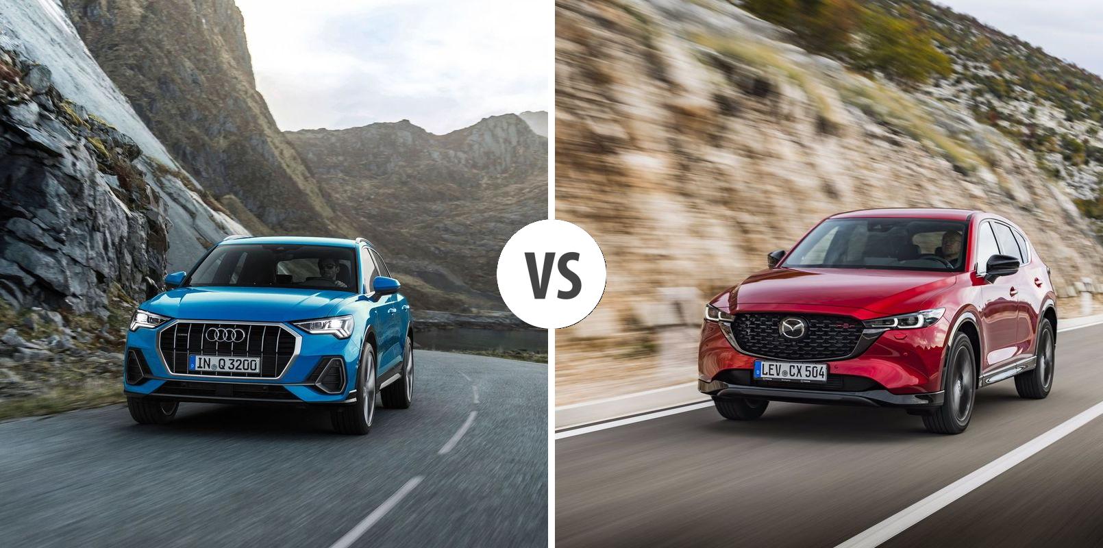 Audi Q3 vs Mazda CX-5 - Differences and prices compared
