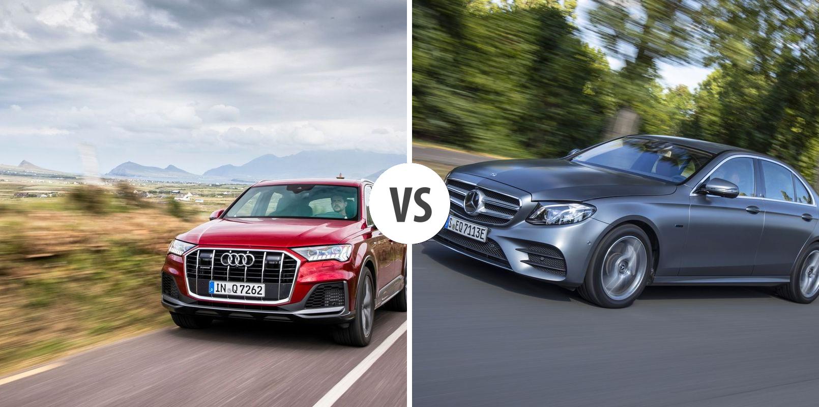 Audi Q7 vs Mercedes E Class comparison - differences, prices ...