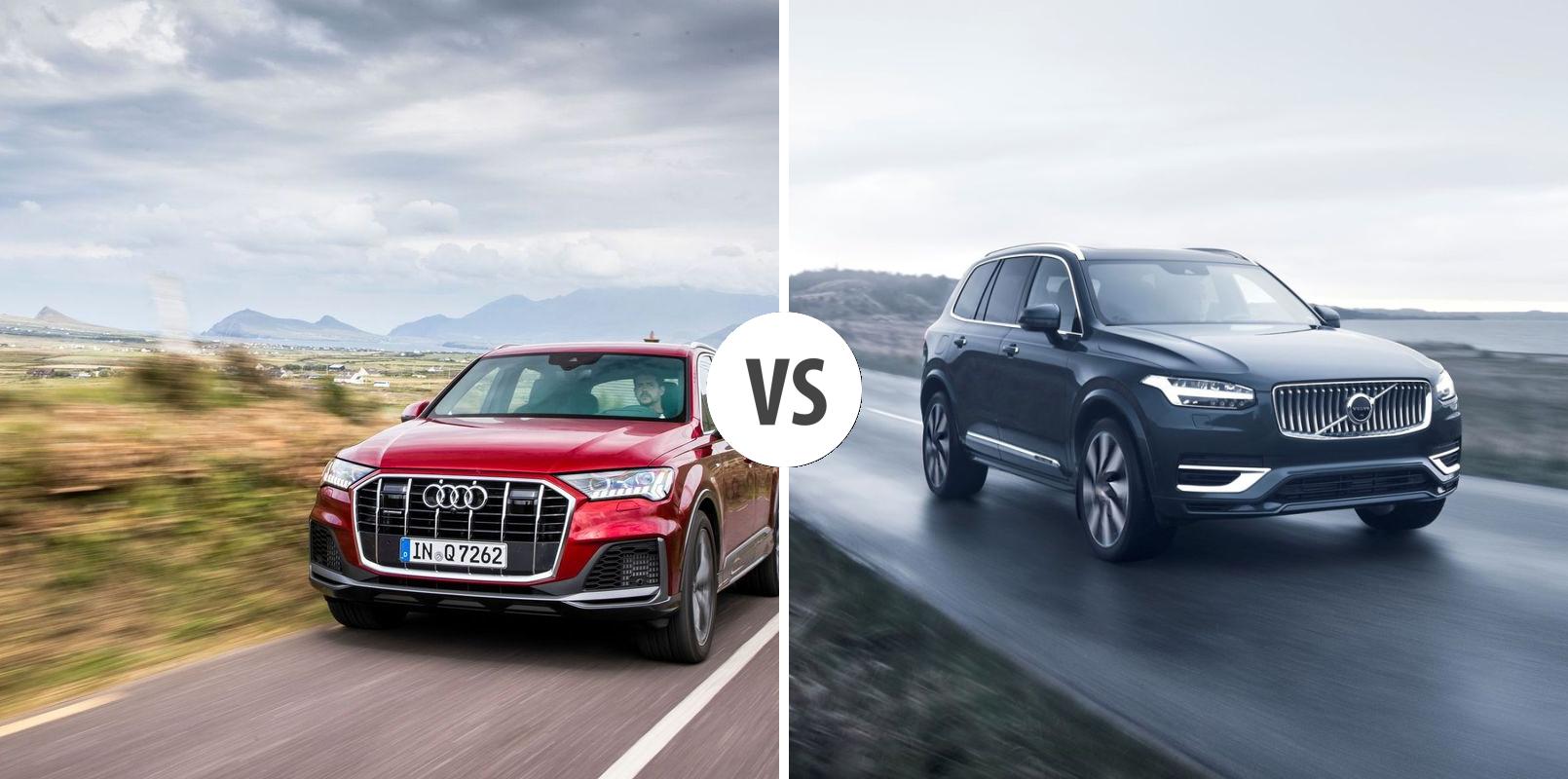 Audi Q7 vs Volvo XC90 – Specs, differences & prices compared | DriveDuel UK