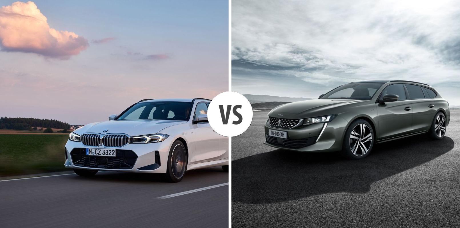 BMW 3 Series Touring vs Peugeot 508 SW comparison - differences, prices ...
