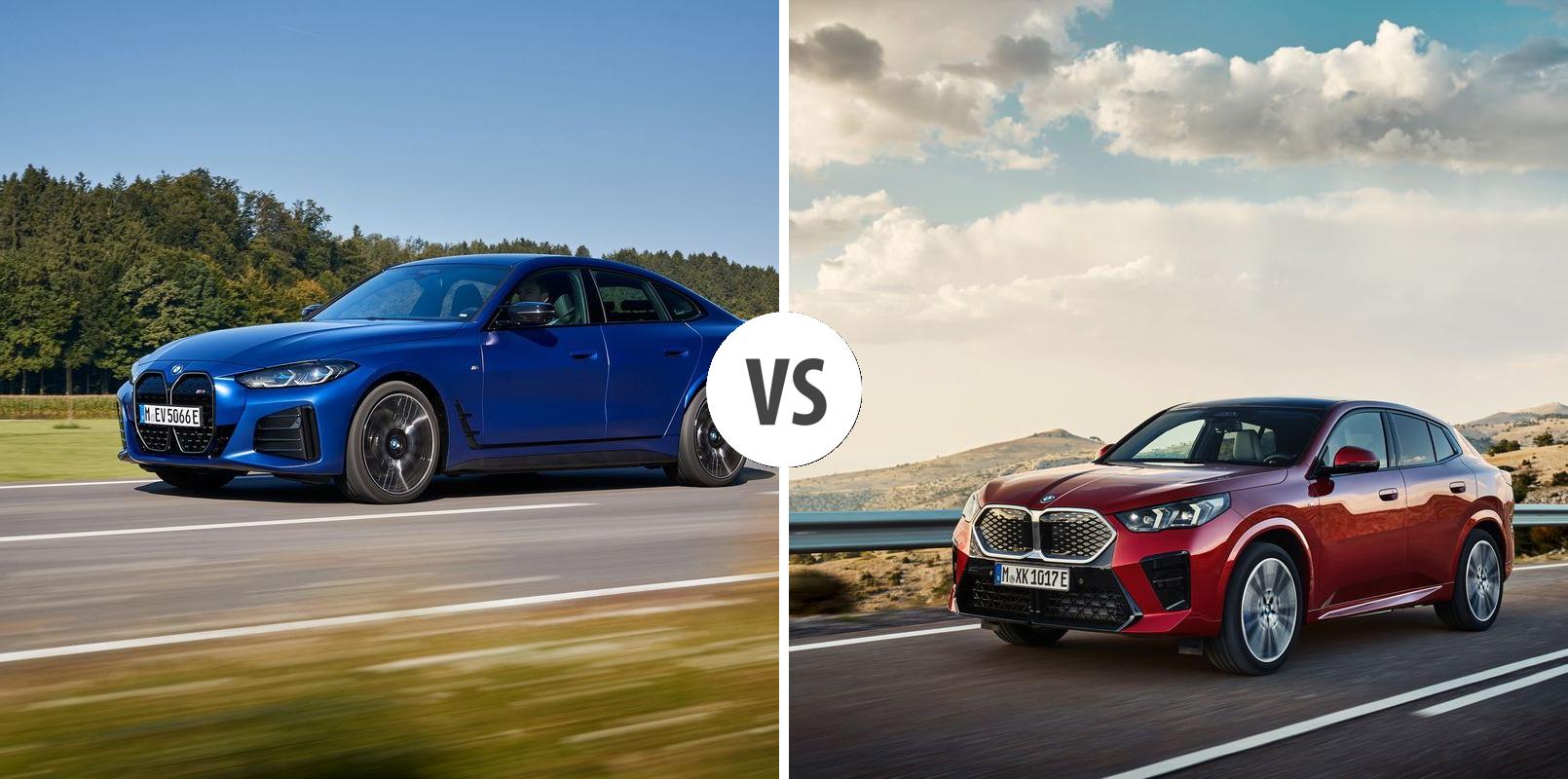 BMW i4 vs BMW iX2 – Specs, differences & prices compared | DriveDuel UK