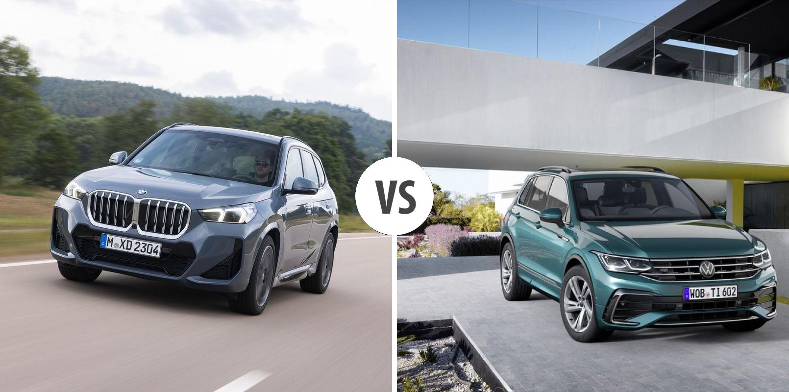 BMW X1 vs VW Tiguan - Differences and prices compared