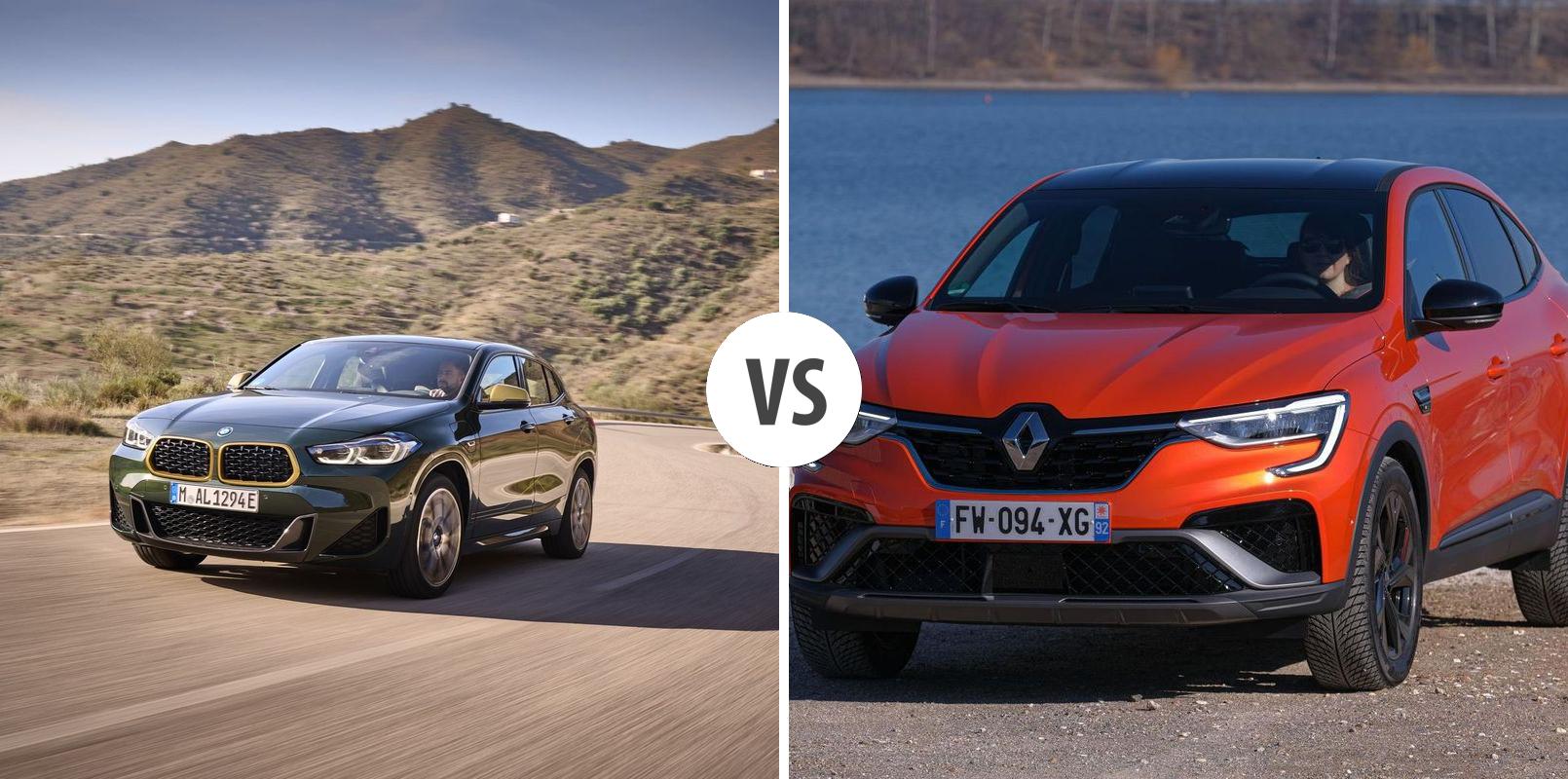 BMW X2 vs Renault Arkana - Differences and prices compared