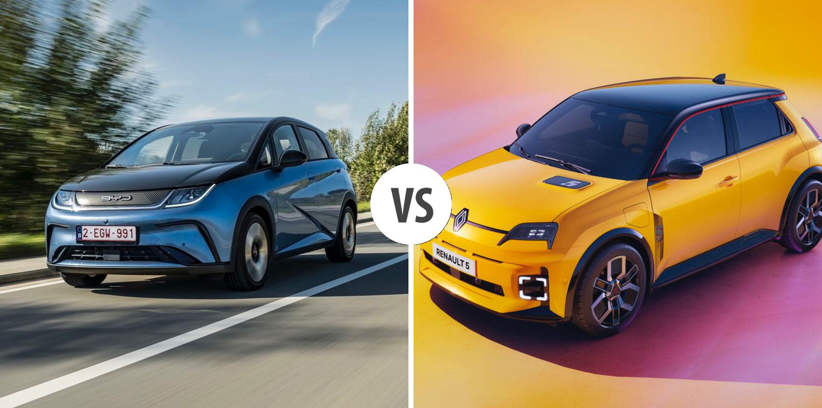 BYD Dolphin vs Renault R5 comparison - differences, prices & technical data