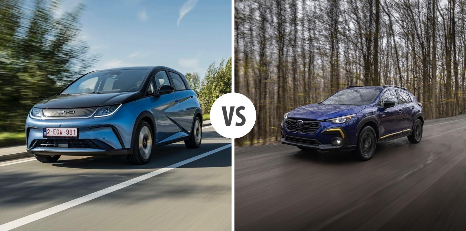 BYD Dolphin vs Subaru Crosstrek comparison - differences, prices ...