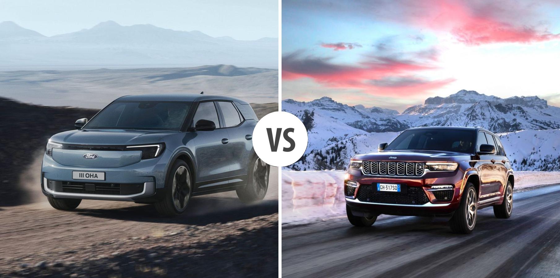 Ford Explorer EV vs Jeep Grand Cherokee comparison - differences ...