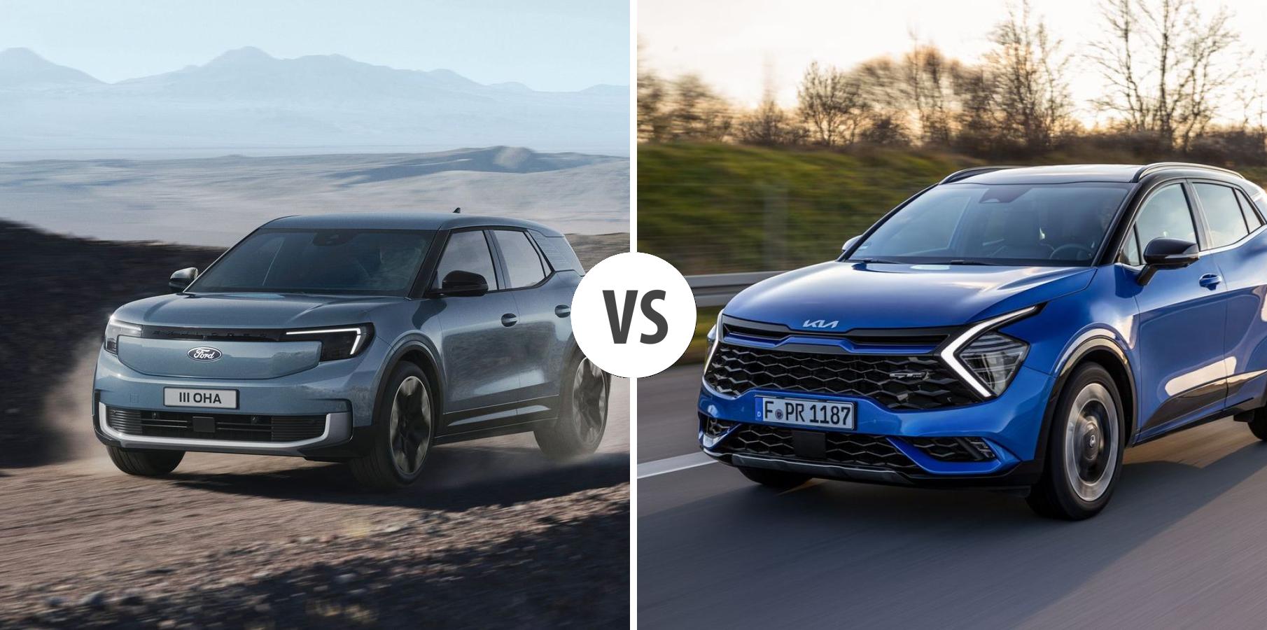Ford Explorer EV vs Kia Sportage comparison - differences, prices ...