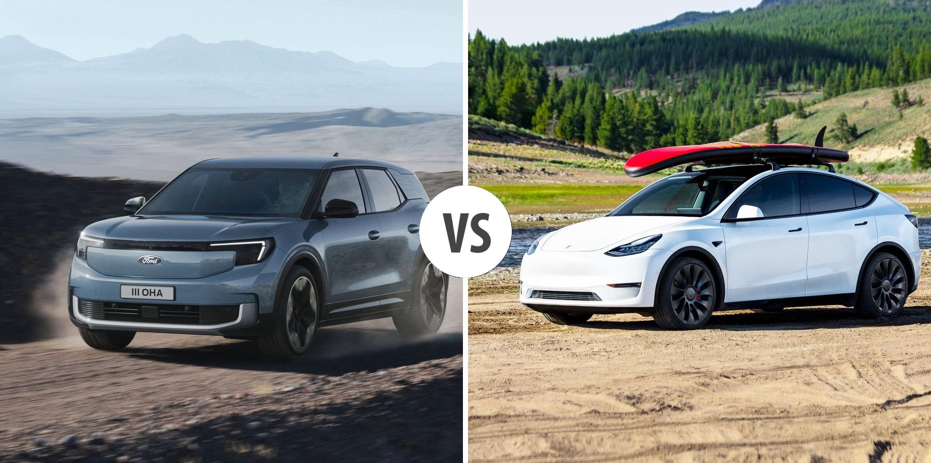 Ford Explorer EV vs Tesla Model Y - Differences and prices compared