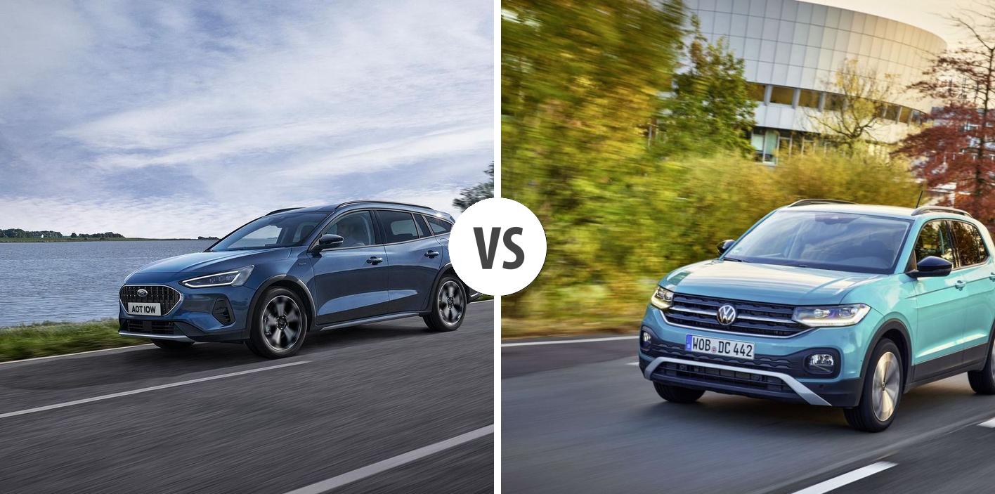 Ford Focus Turnier vs VW T-Cross comparison - differences, prices ...