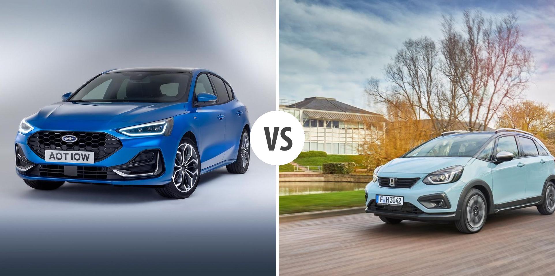 Ford Focus vs Honda Jazz comparison - differences, prices & technical data