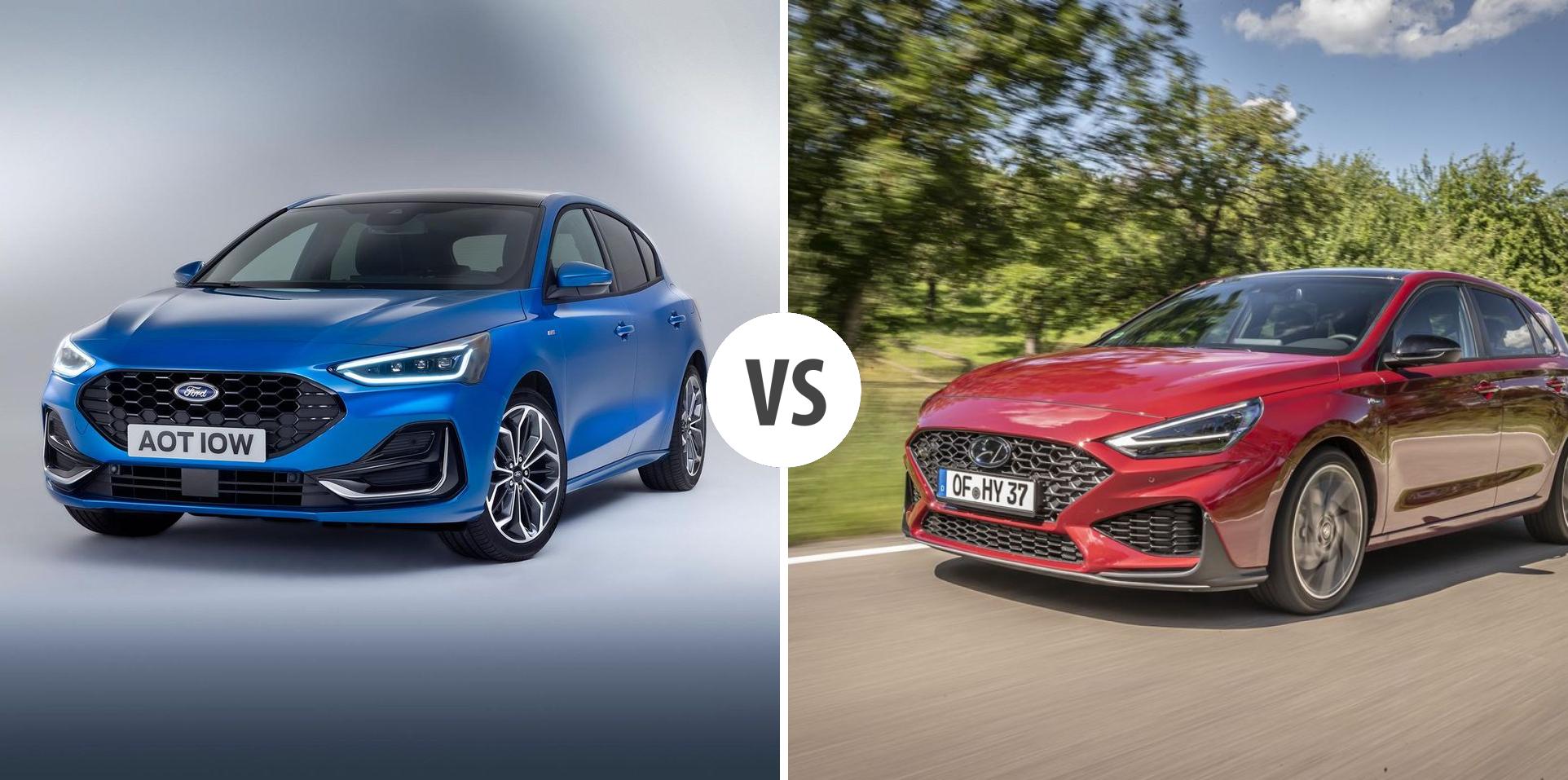 Ford Focus vs Hyundai i30 comparison - differences, prices & technical data