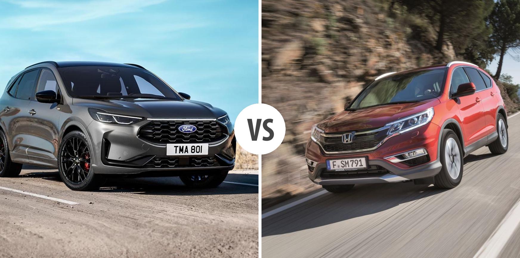 Ford Kuga vs Honda CR-V comparison - differences, prices & technical data