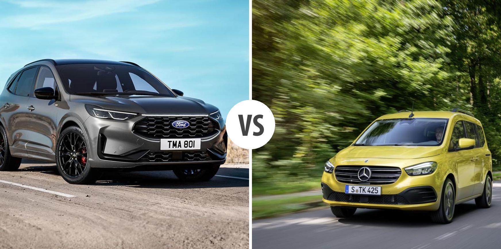 Ford Kuga vs Mercedes T Class comparison - differences, prices ...