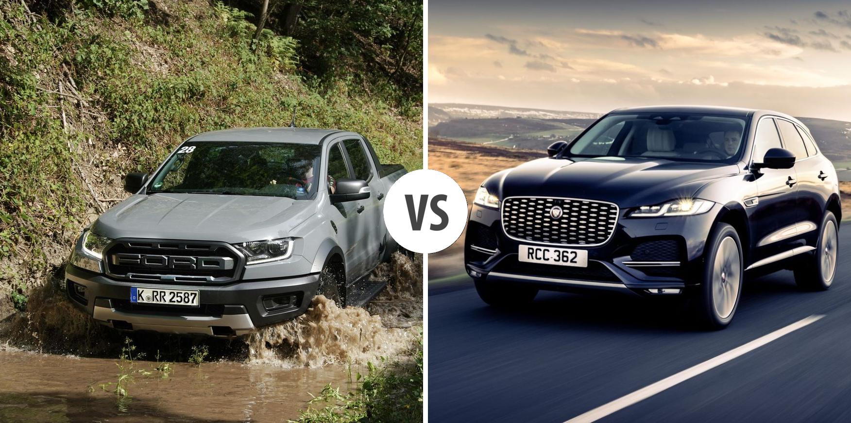 Ford Ranger vs Jaguar F-Pace comparison - differences, prices ...