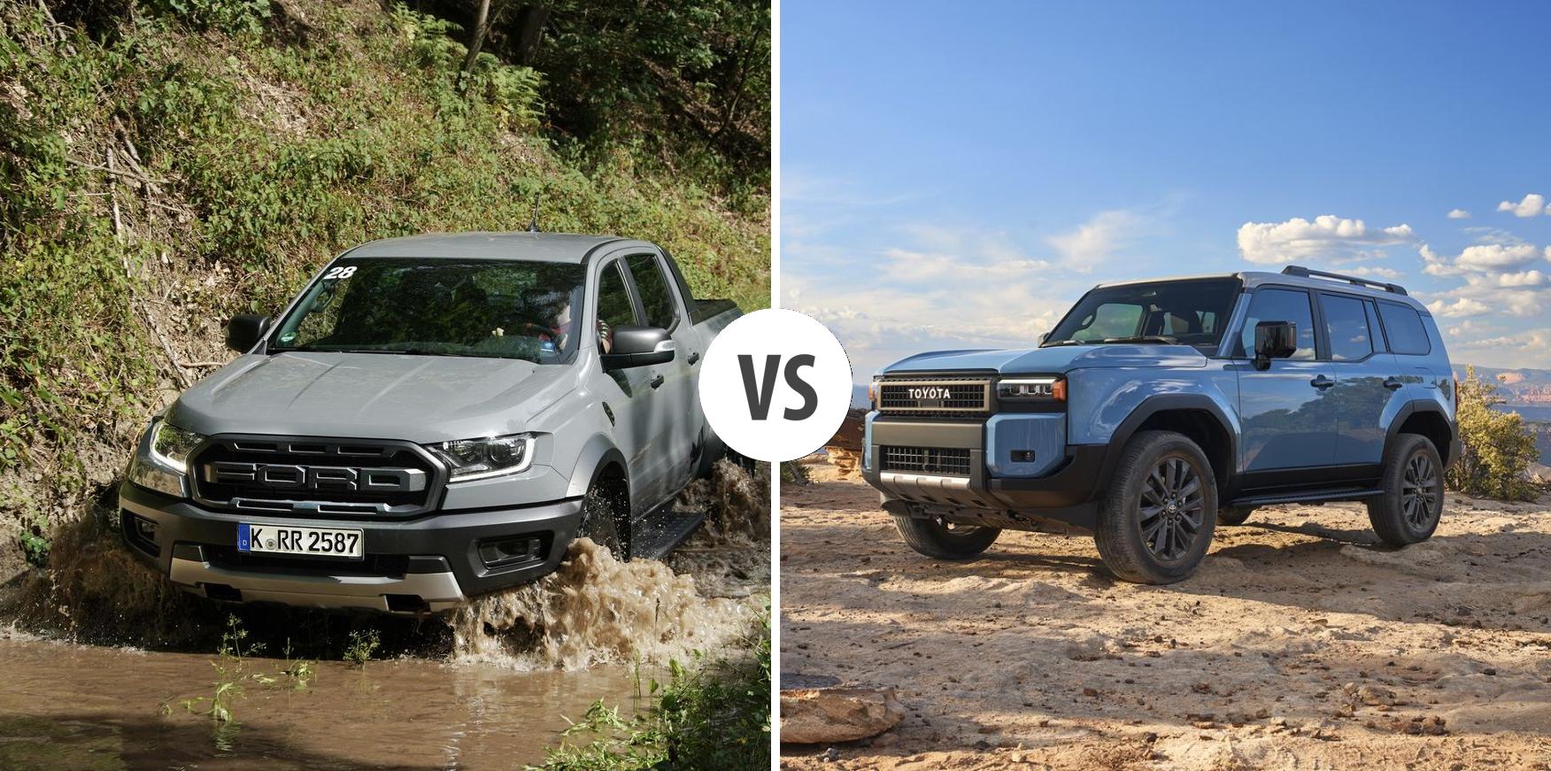 Ford Ranger vs Toyota Land Cruiser comparison - differences, prices ...