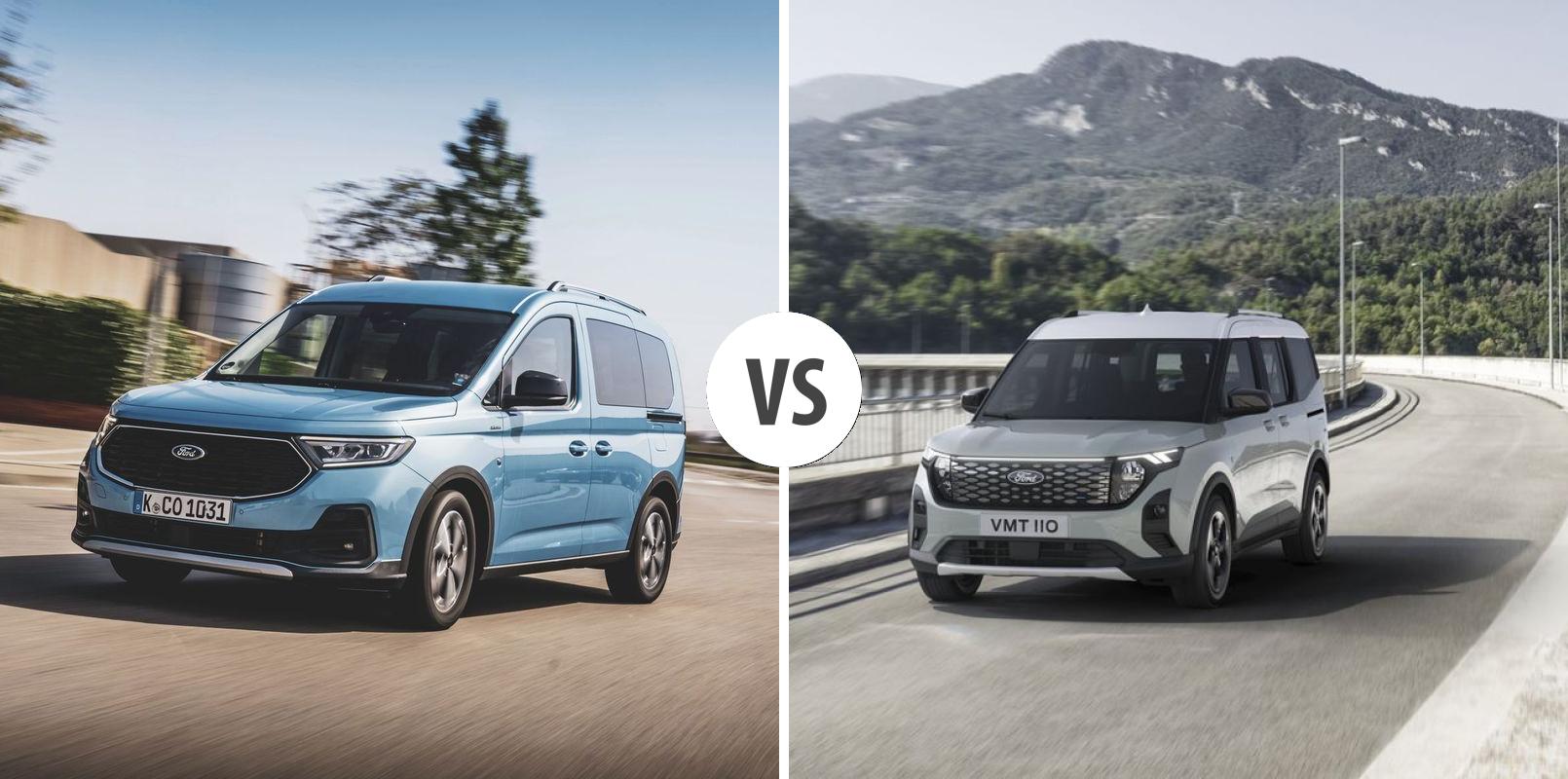 Ford Tourneo Connect vs Ford Tourneo Courier comparison - differences ...