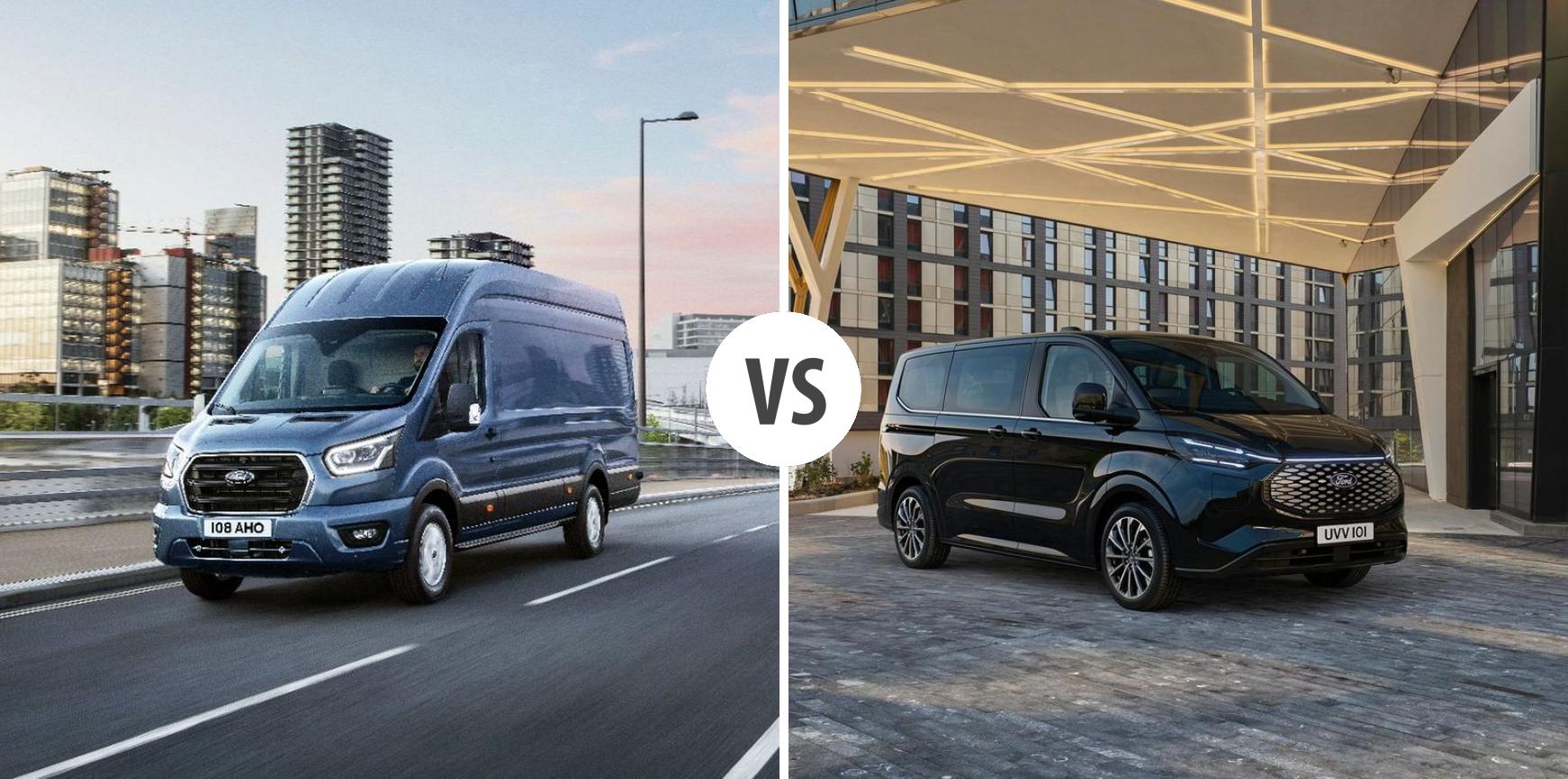 Ford Transit Custom Transporter vs Ford Tourneo Custom – Which car ...