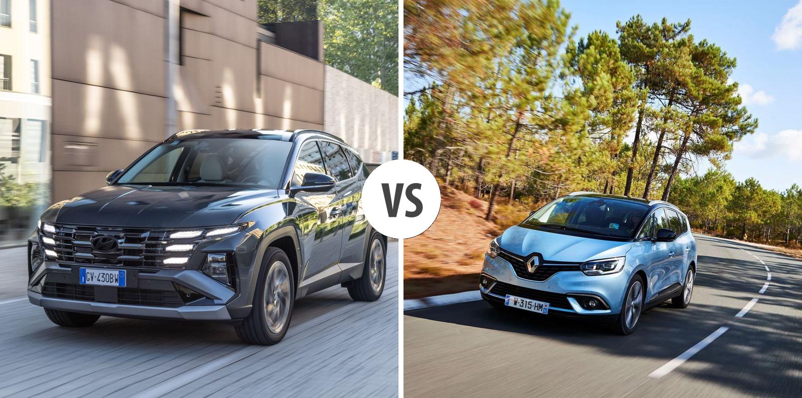 Hyundai Tucson vs Renault Scénic comparison - differences, prices ...