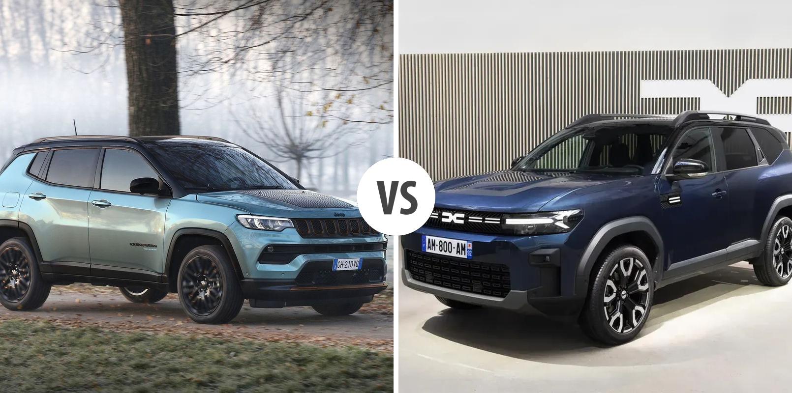 Jeep Compass vs Dacia Bigster comparison - differences, prices ...