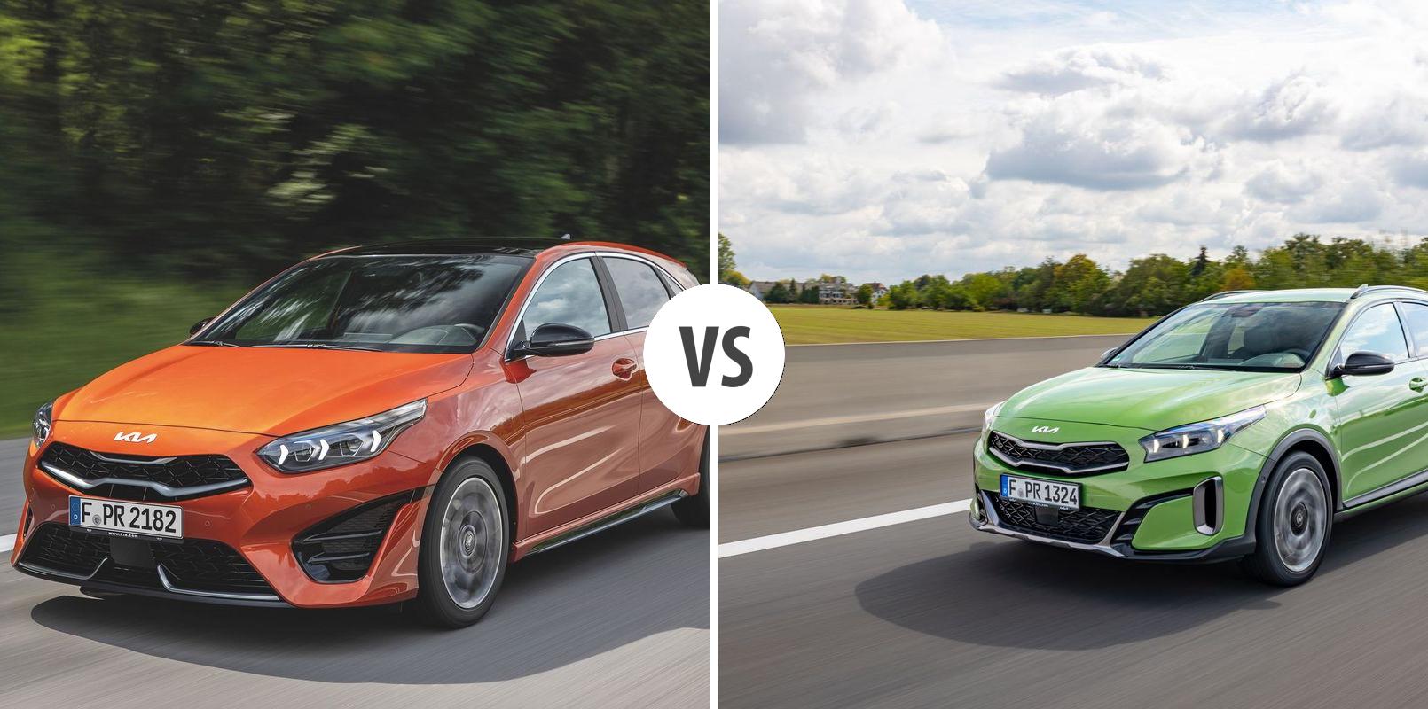 Kia Ceed vs Kia XCeed - Differences and prices compared