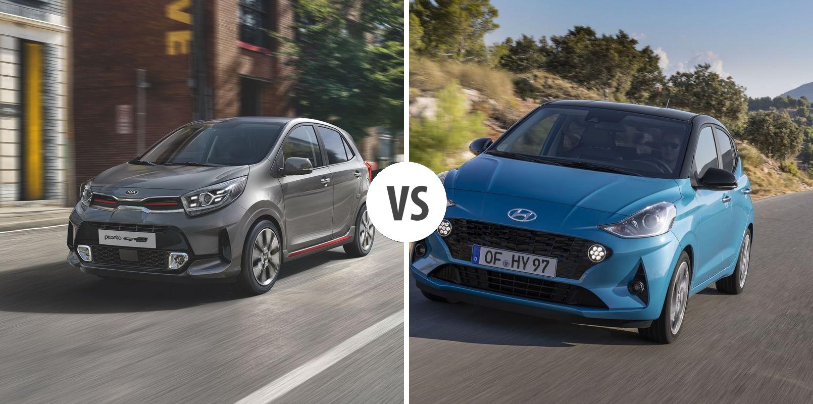 Kia Picanto vs Hyundai i10 comparison - differences, prices & technical ...