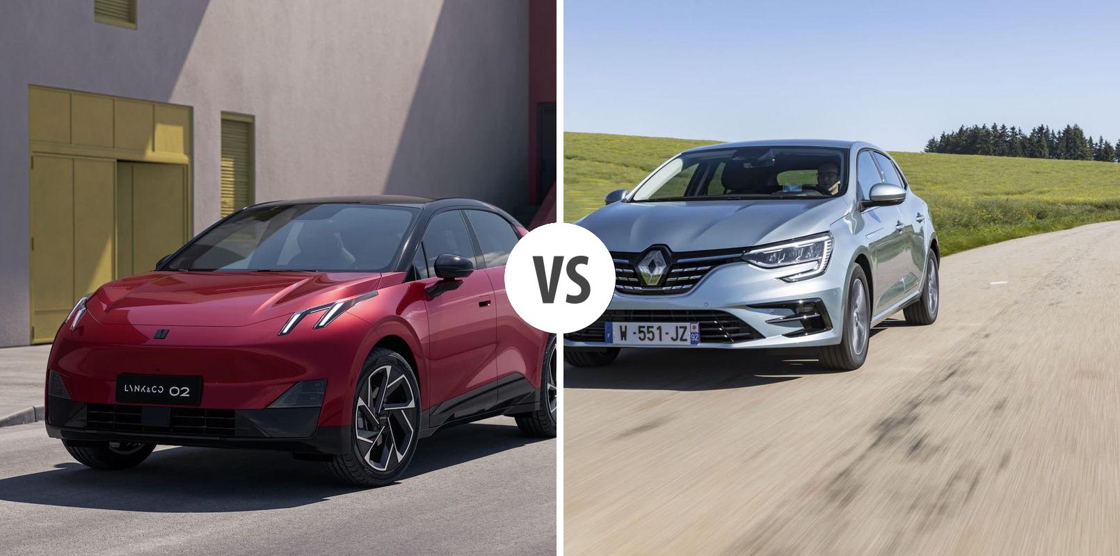 Lynk & Co 02 vs Renault Mégane comparison - differences, prices ...