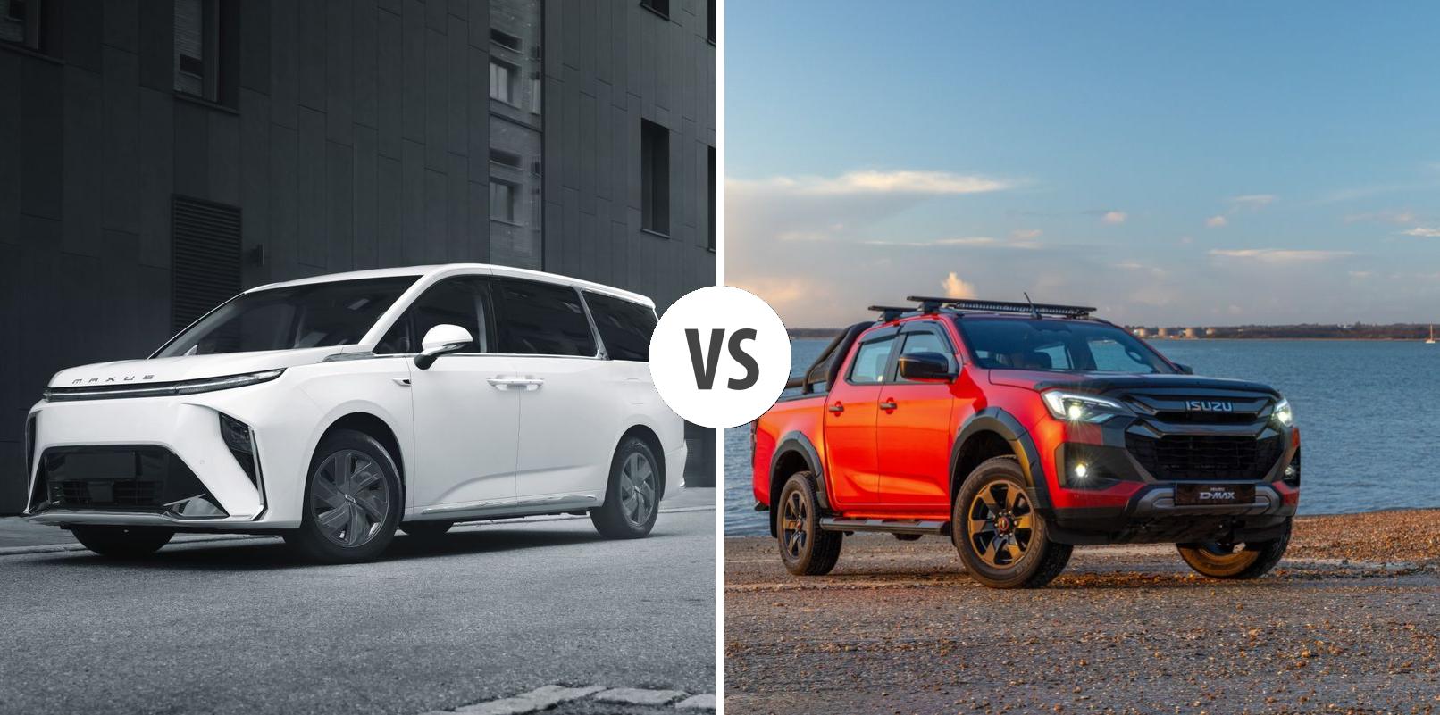 Maxus Mifa 9 vs Isuzu D-Max comparison - differences, prices ...