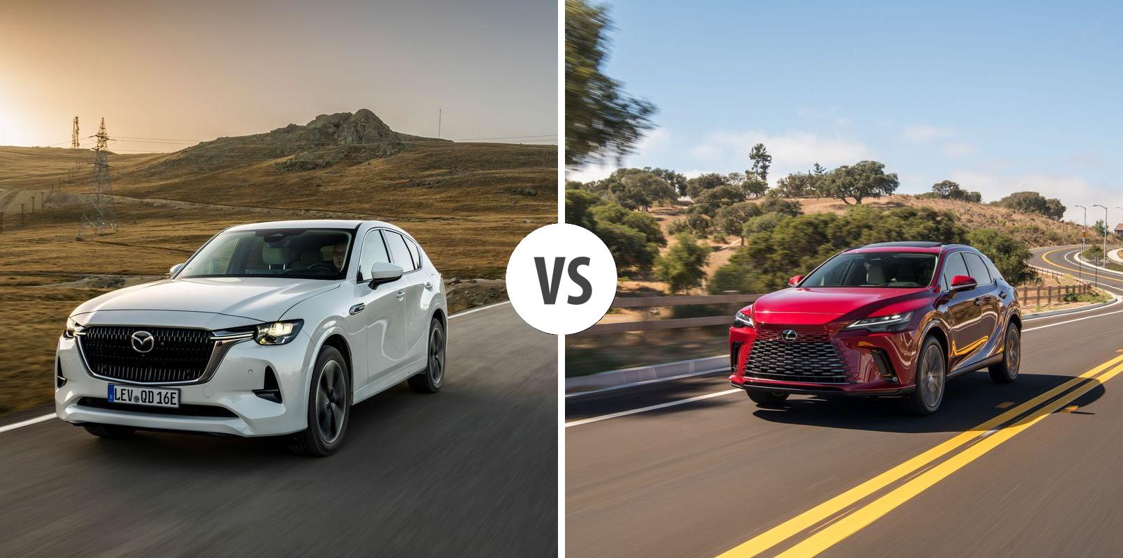Mazda CX-60 vs Lexus RX - Differences and prices compared