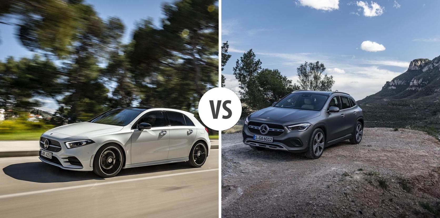 Mercedes A-Class vs Mercedes GLA - Differences and prices compared