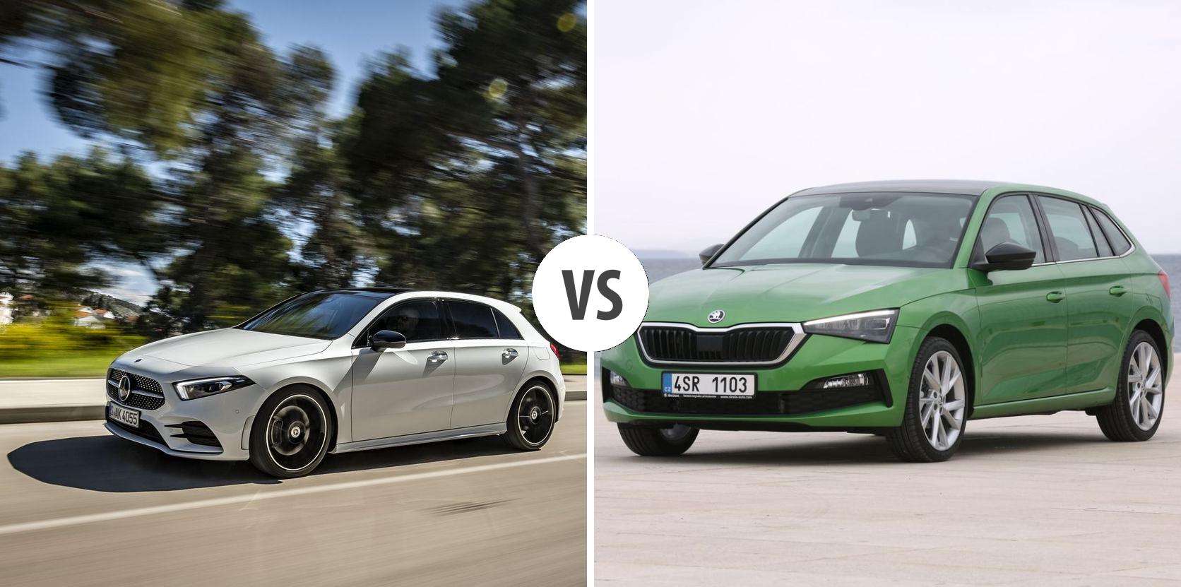 Mercedes A Class vs Skoda Scala comparison - differences, prices ...