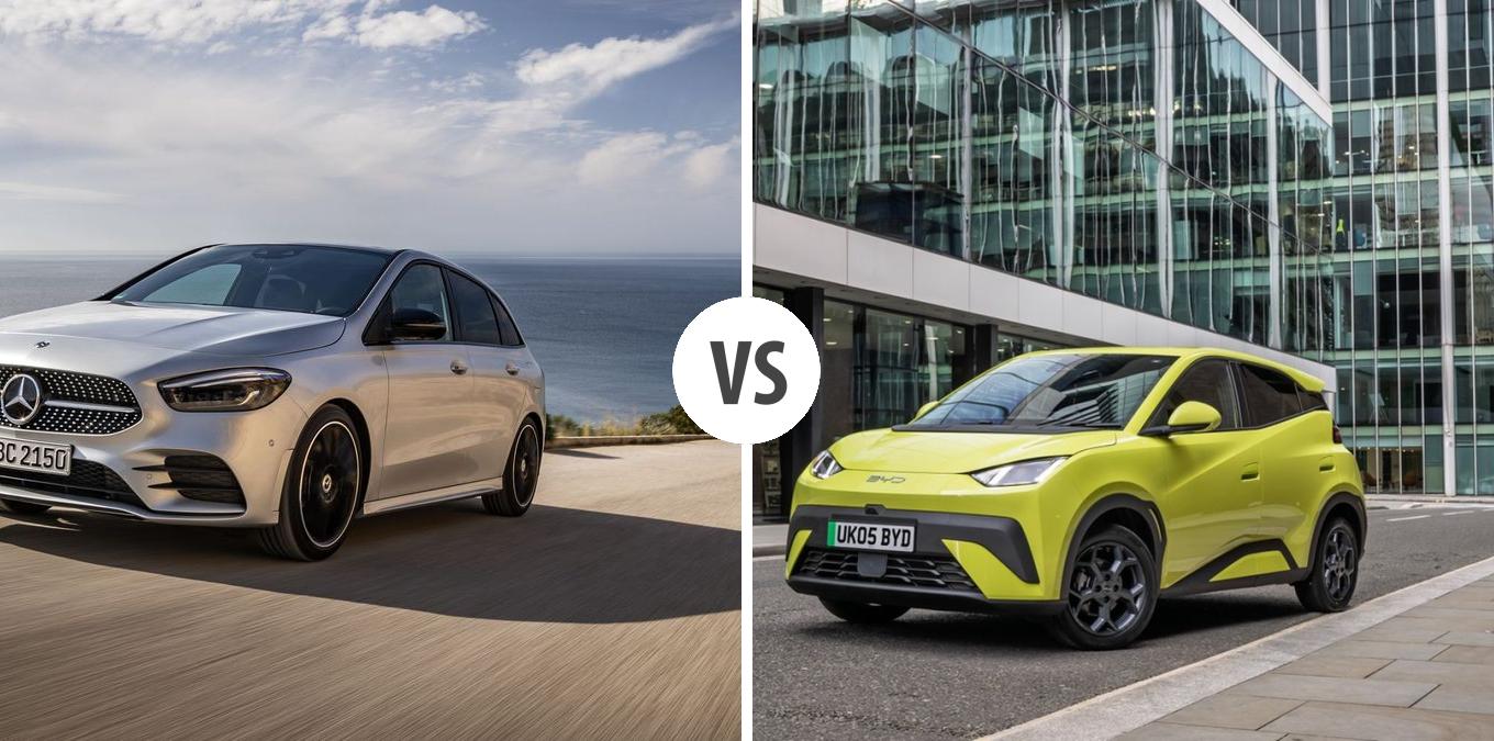 Mercedes B Class vs BYD Dolphin Surf comparison - differences, prices ...