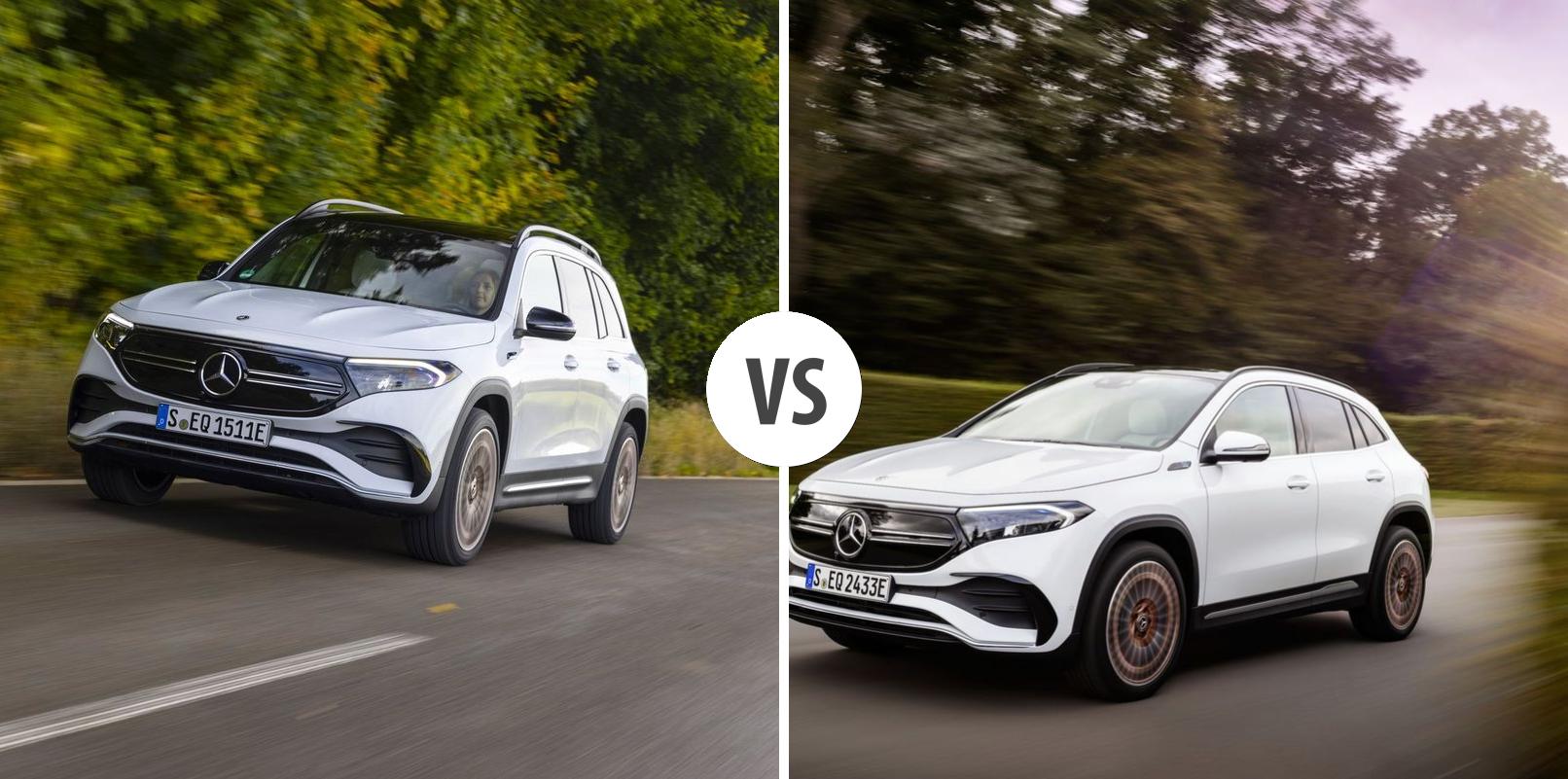 Mercedes EQB vs Mercedes EQA - Differences and prices compared
