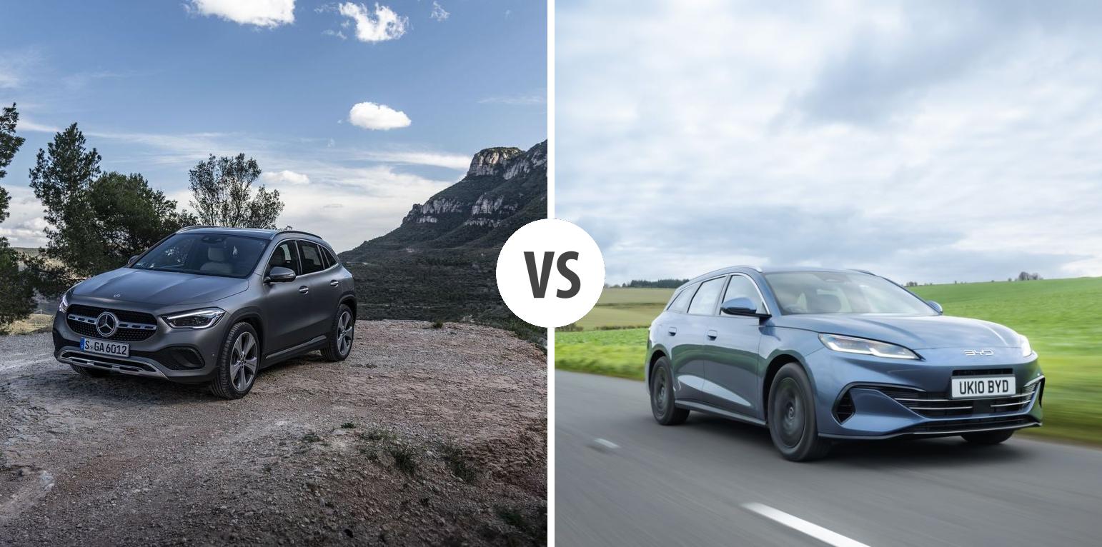 Mercedes GLA vs BYD Seal 6 comparison - differences, prices & technical ...
