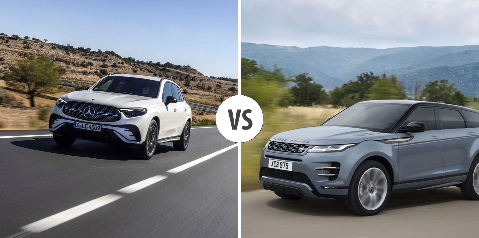 Mercedes GLC vs Land Rover Range Rover Evoque - Differences and prices ...