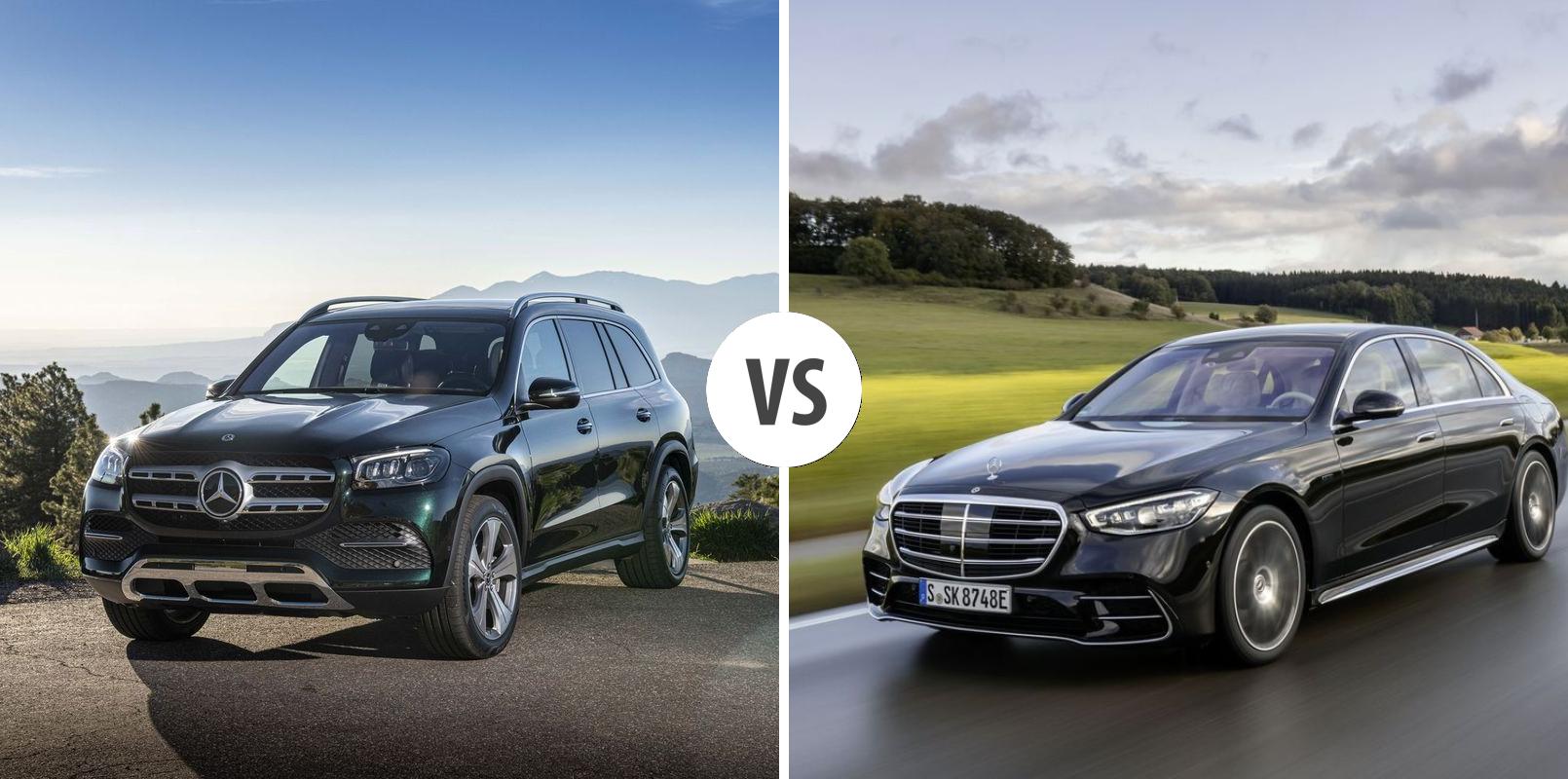 Mercedes GLS vs Mercedes S Class - Differences and prices compared