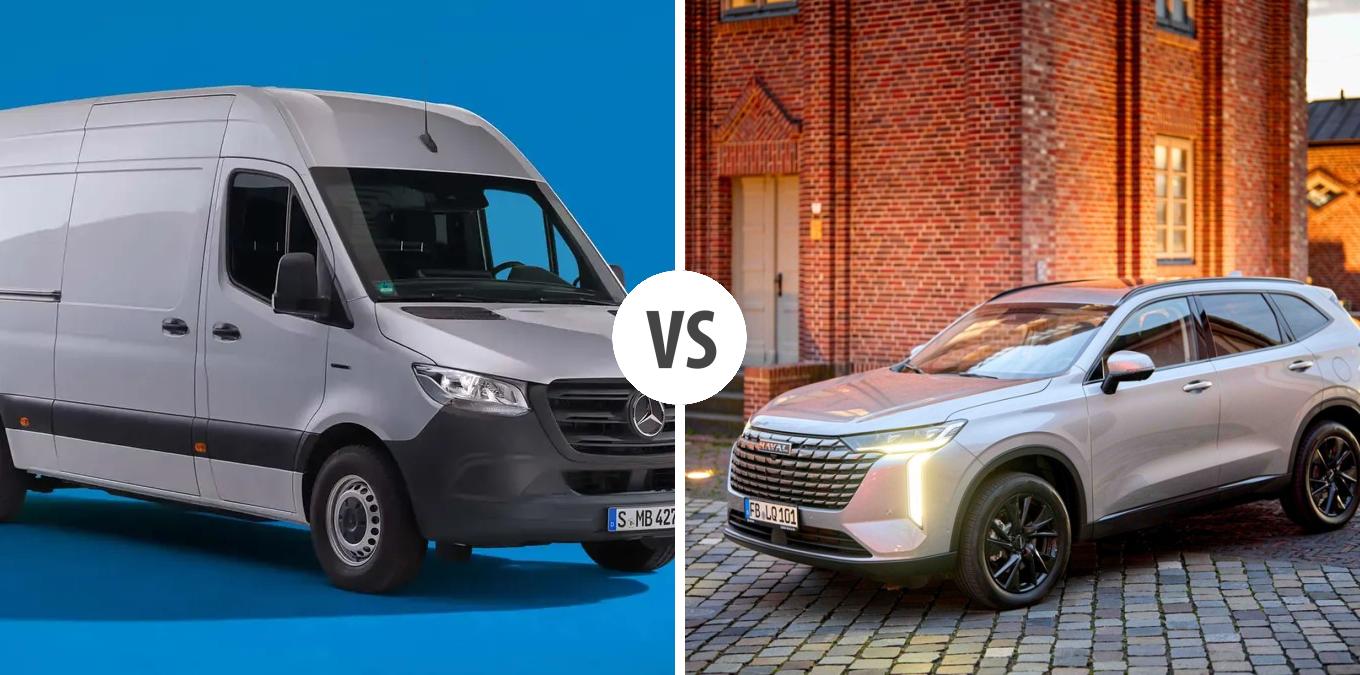 Mercedes Sprinter Bus vs GWM HAVAL H6 comparison - differences, prices ...