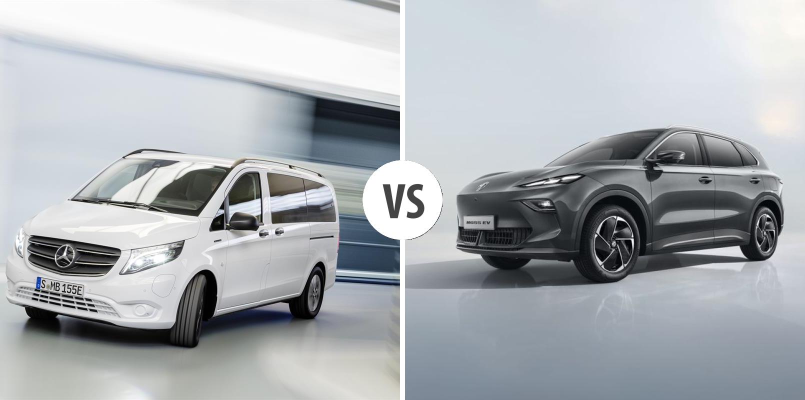 Mercedes Vito Transporter vs MG MGS5 EV comparison - differences ...