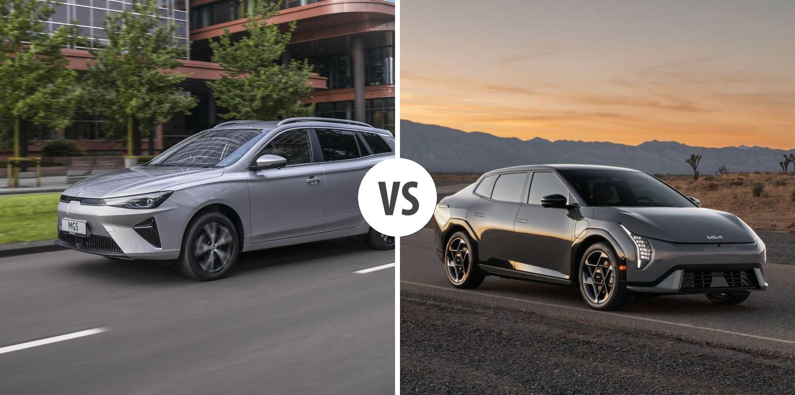 MG MG5 vs Kia EV4 Hatchback comparison - differences, prices ...