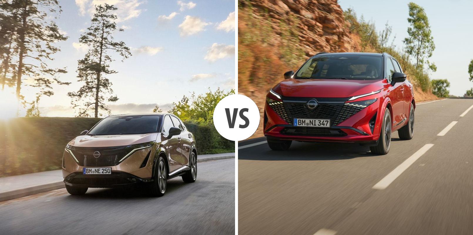 Nissan Ariya vs Nissan Qashqai comparison - differences, prices ...
