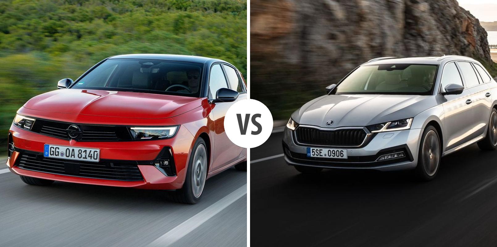 Vauxhall Astra vs Skoda Octavia Combi - Differences and prices compared