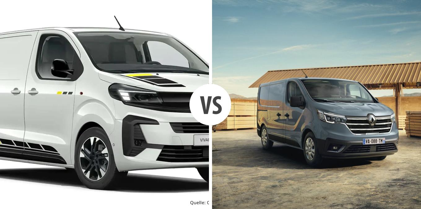 Vauxhall Vivaro vs Renault Trafic Transporter comparison - differences ...