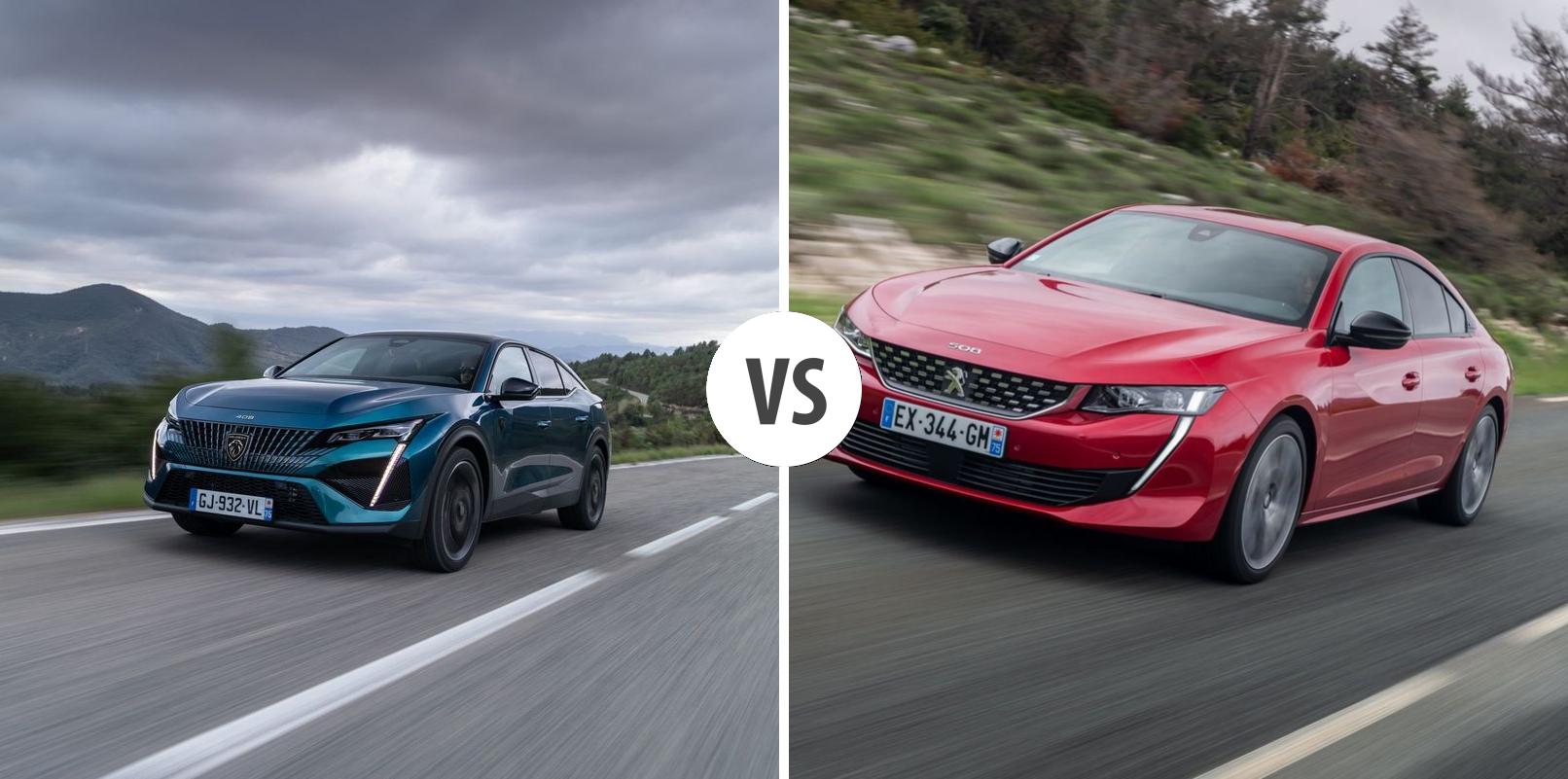 Peugeot 408 vs Peugeot 508 - Differences and prices compared
