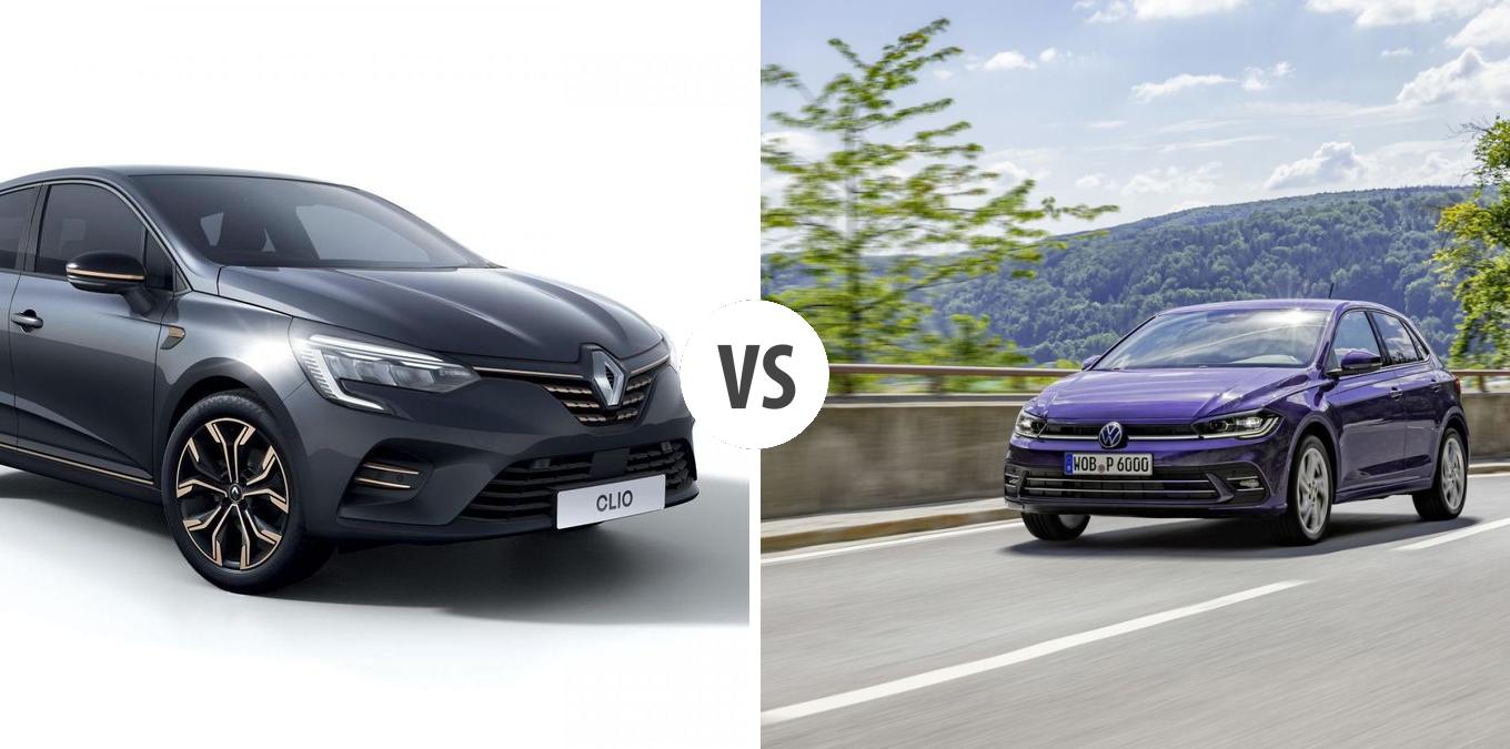 Renault Clio vs VW Polo comparison - differences, prices & technical data
