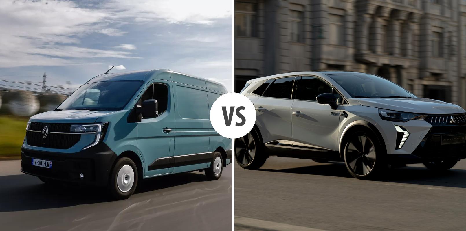 Renault Master Transporter vs Mitsubishi Grandis comparison ...