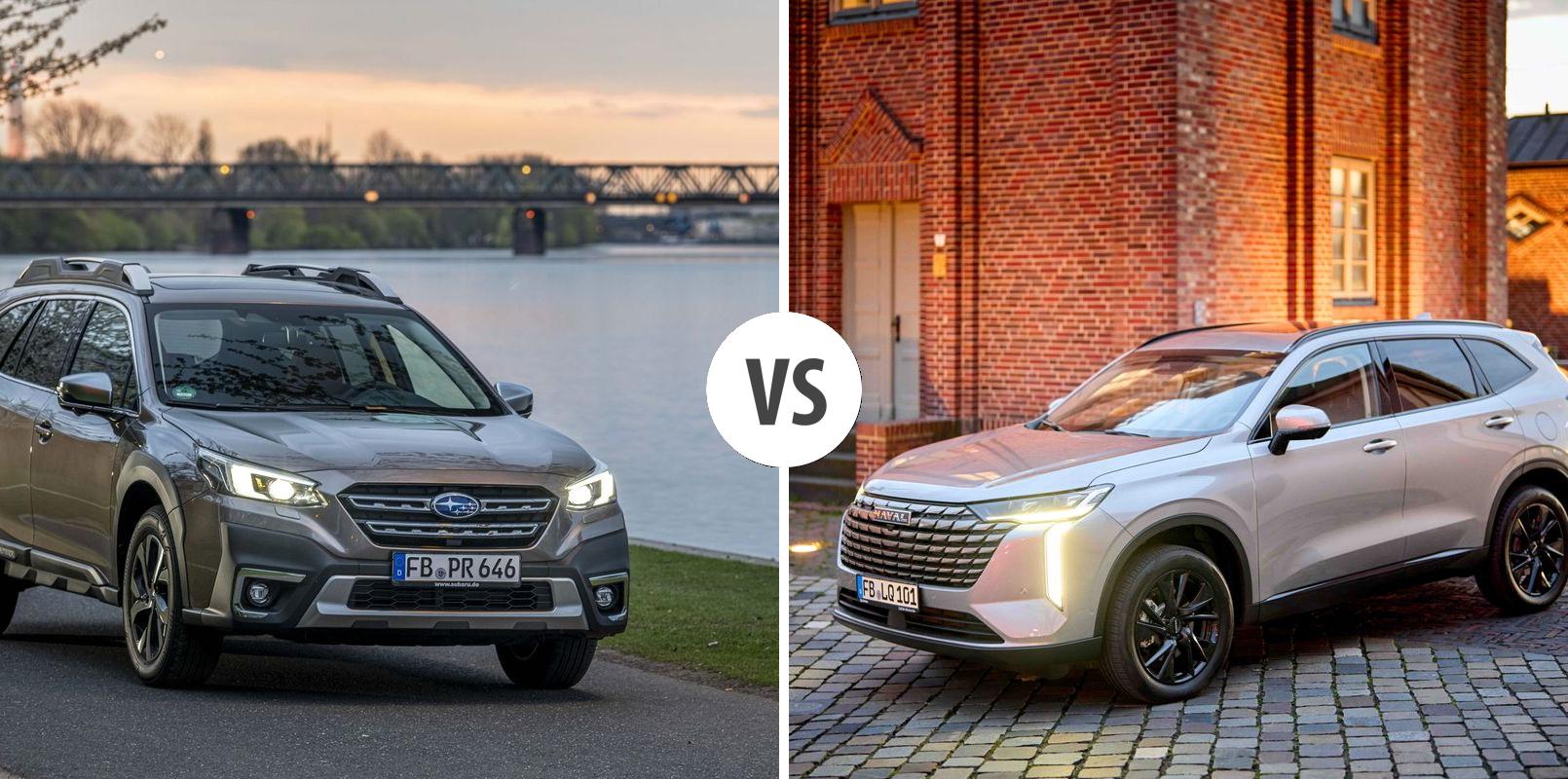 Subaru Outback vs GWM HAVAL H6 comparison - differences, prices ...