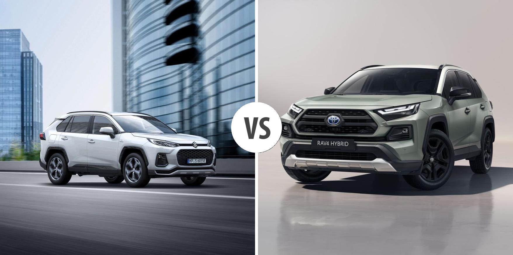 Suzuki Across vs Toyota RAV4 comparison - differences, prices ...