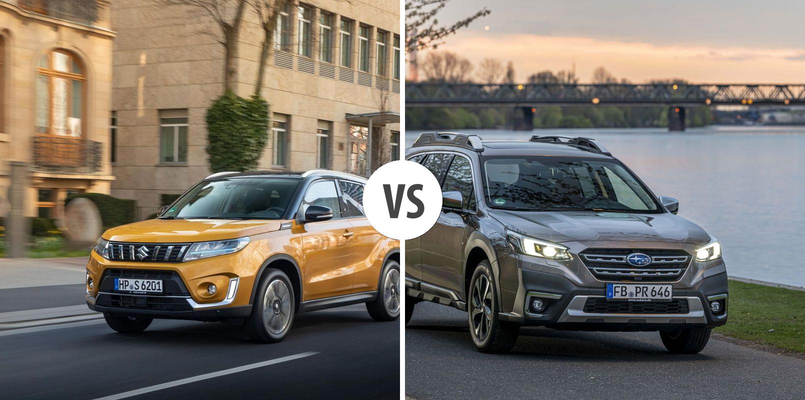 Suzuki Vitara vs Subaru Outback comparison - differences, prices ...