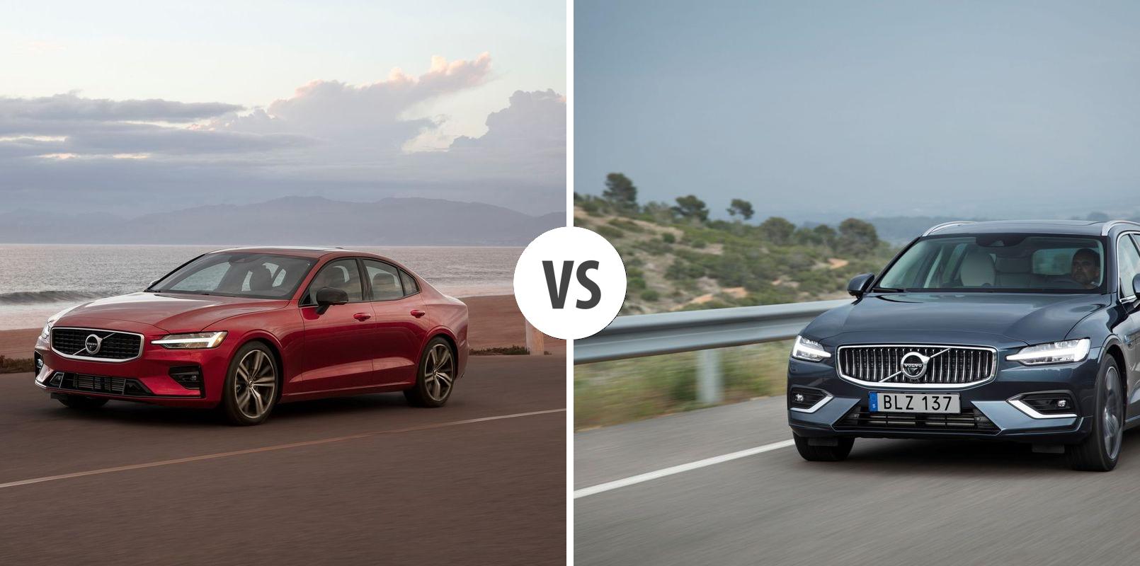 Volvo S60 vs Volvo V60 comparison - differences, prices & technical data